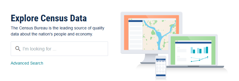 Navigating the New data.census.gov | At These Coordinates