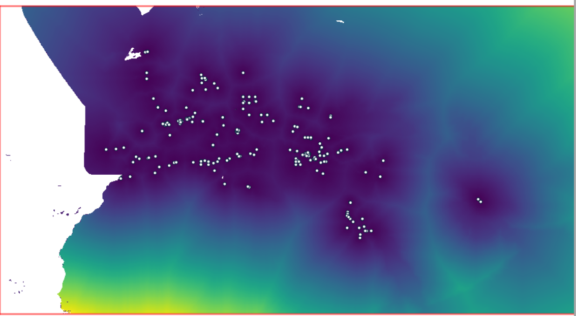 Cost Surfaces and Least Cost Paths in QGIS and GRASS | At These Coordinates