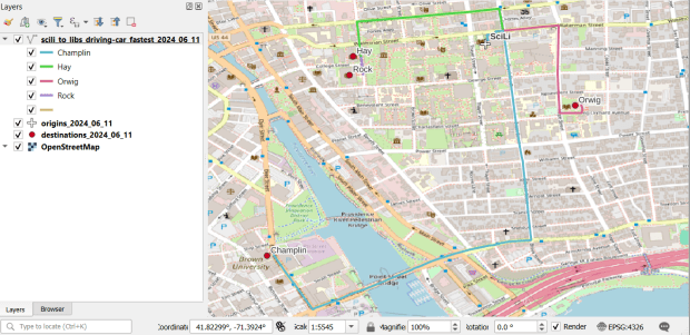 Plotting Routes with OpenRouteService and Python | At These Coordinates